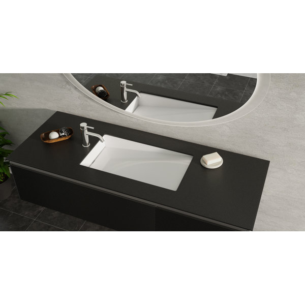Badeloft Ramp 16.1'' Polymarble Rectangular Bathroom Sink & Reviews - Wayfair Canada